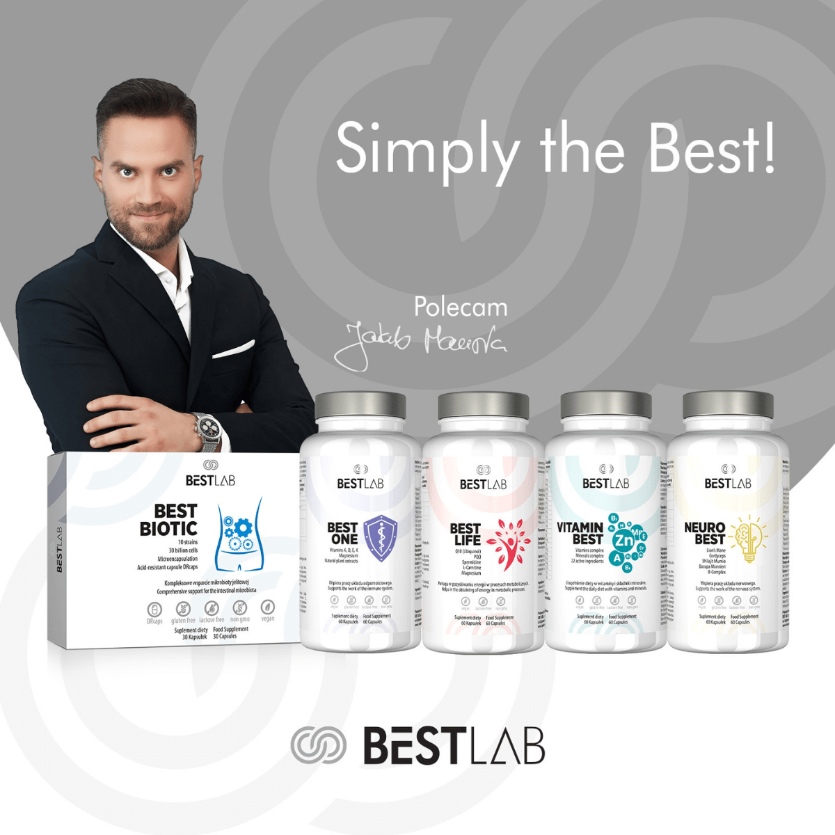 BestBiotic Probiotyk Kompleksowe Wsparcie Mikrobioty Jelitowej ...