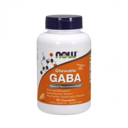GABA Chewable Kwas Gamma-Aminomasłowy 500 mg Tauryna Inozytol L ...