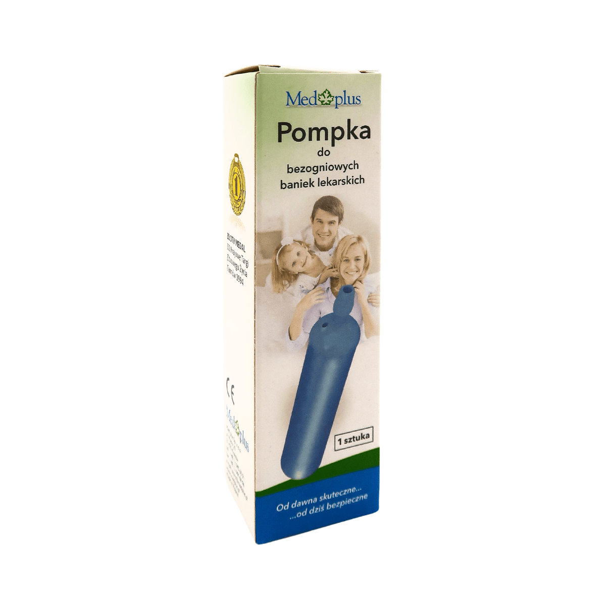 Pompka Ergonomiczna do Szklanych Baniek Bezogniowych (1 szt) Med Plus ...